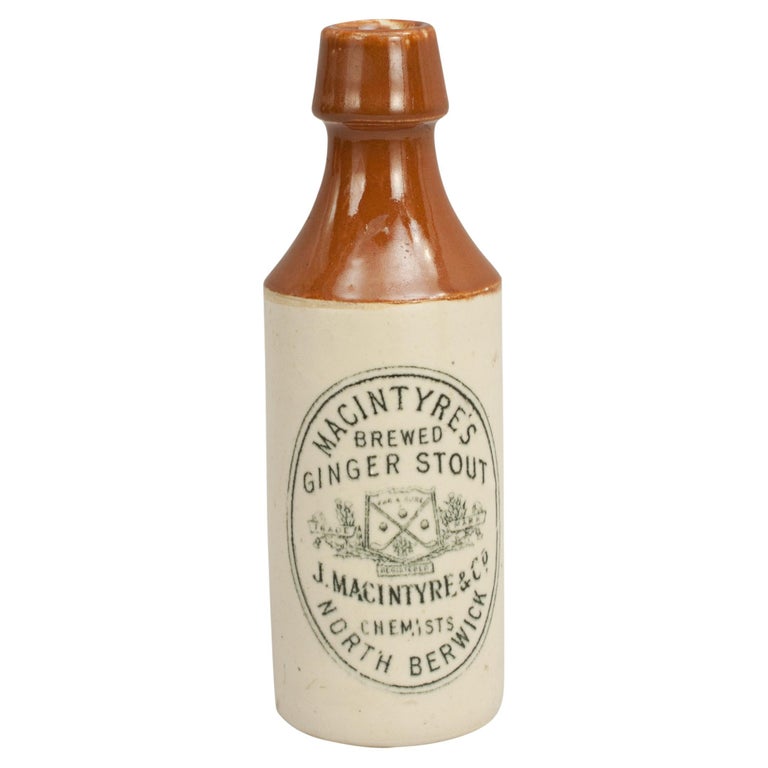 Mcintyre and Co North Berwick, Golf Ginger Beer Bottle For Sale at 1stDibs