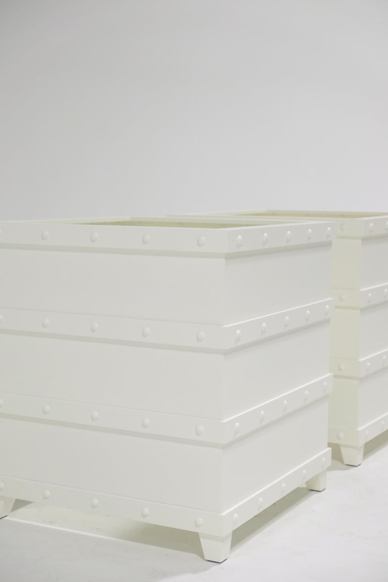 Pair of Inverlussa Outdoor Garden Palm Boxes/Planters by Mckinnon and ...