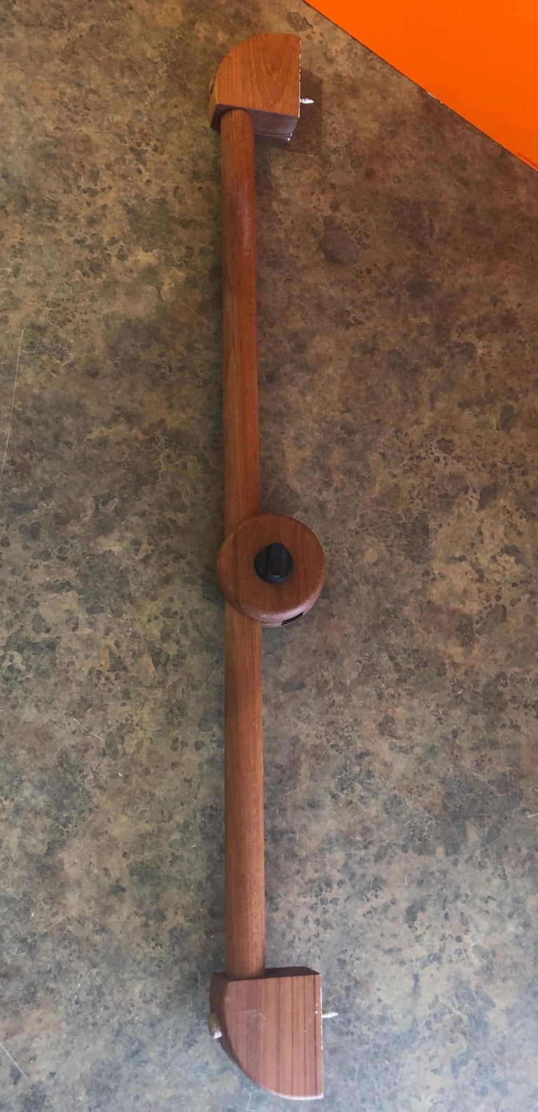 MCM Arched Teak Multi-Directional Wall Lamp / Sconce For Sale at ...