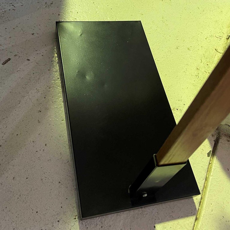 MCM Bentwood Swoop Arc Floor Lamp Amber Plastic Bubble Globe Shade at ...