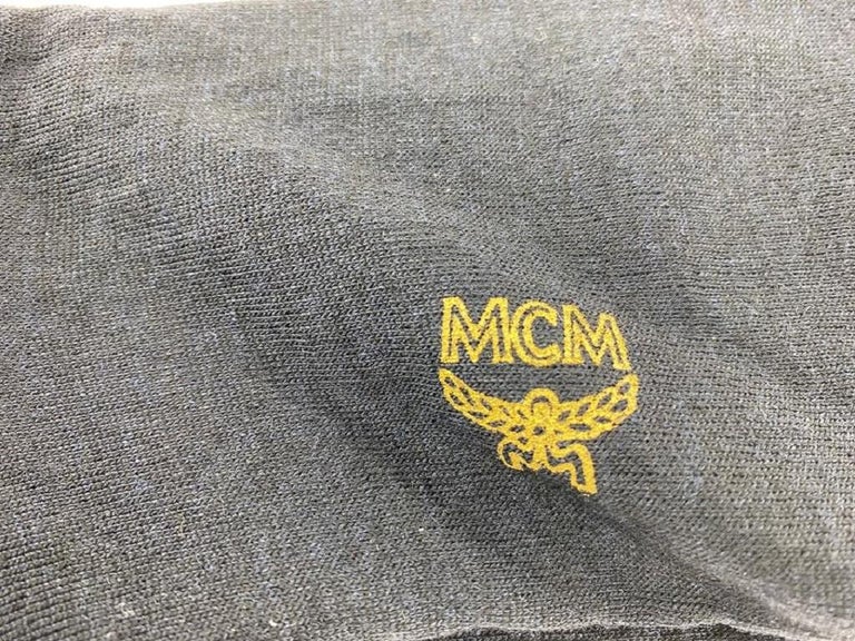 MCM Black x Navy Rare Vintage MCM Logo Socks 9m520 For Sale at 1stDibs ...