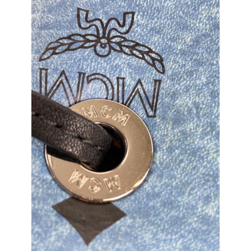 MCM Blue Monogram Visetos Liz Tote Bag 4MCM0 at 1stDibs | mcm blue tote ...