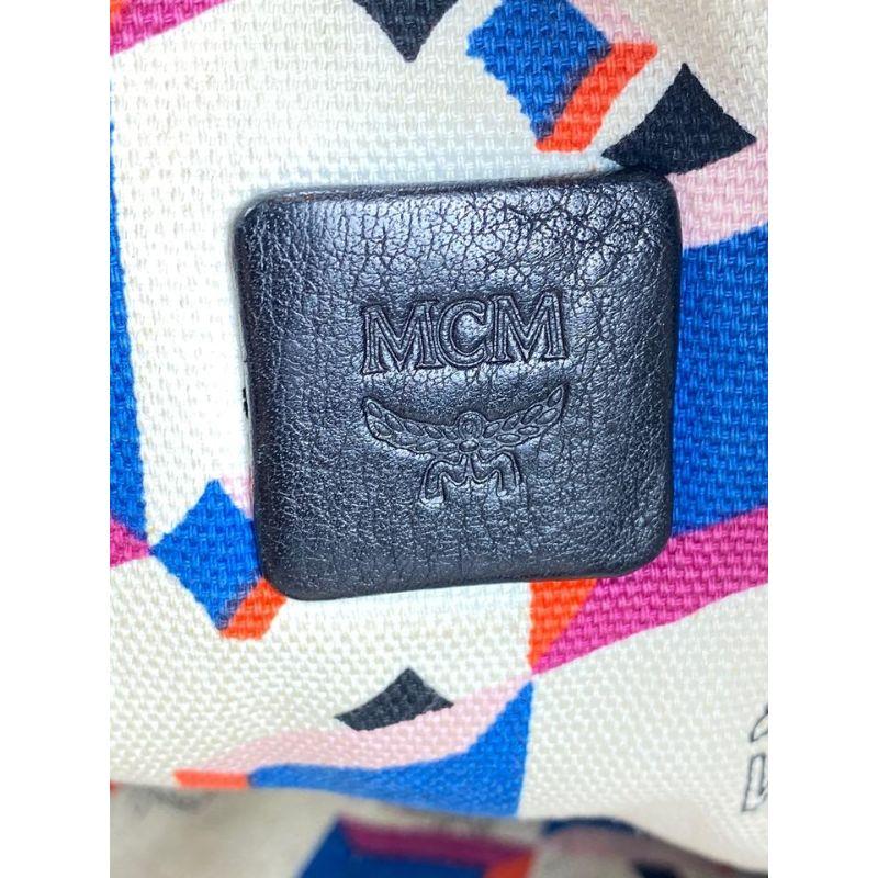 MCM Blue Monogram Visetos Liz Tote Bag 4MCM0 at 1stDibs | mcm blue tote ...