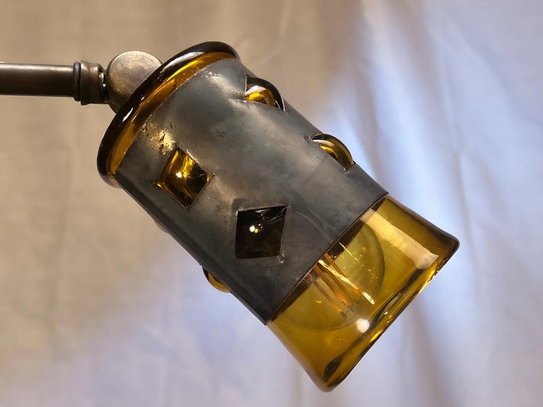 MCM, Brutalist, 3 Arm Pendant For Sale at 1stDibs