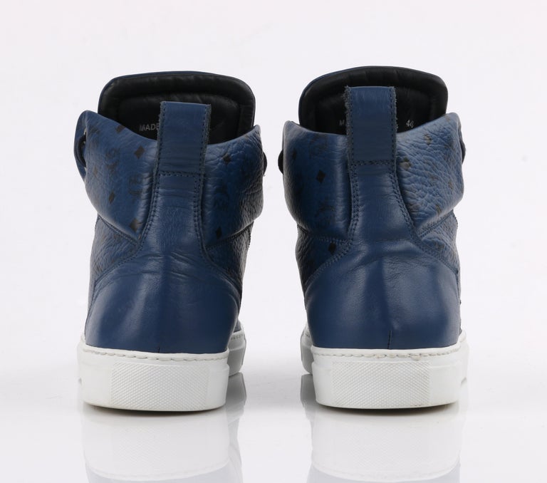 MCM by MICHALSKY A/W 2012 "Urban Nomad II" Blue Monogram Leather Hi Top ...