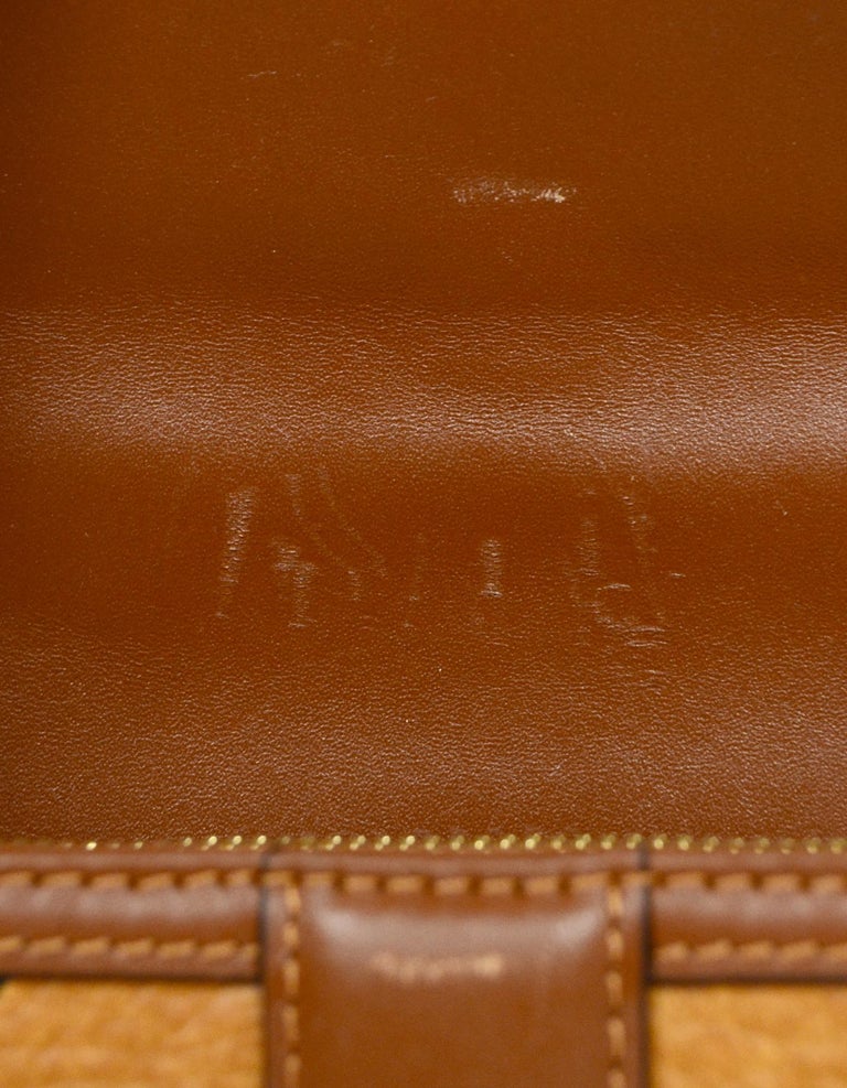 MCM Cognac Monogram Visetos Mini Tracey Satchel Crossbody Bag rt $810 ...