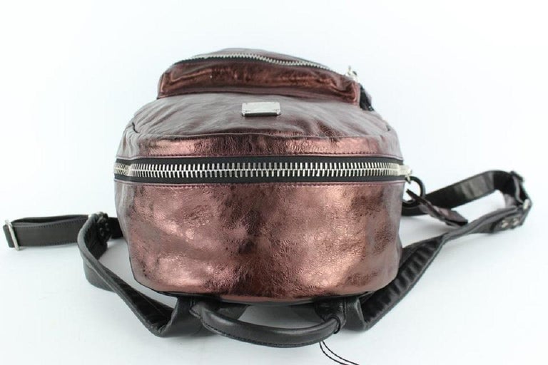 MCM Copper Tumbler Colorblock 15mcz0130 Brown Leather Backpack For Sale ...