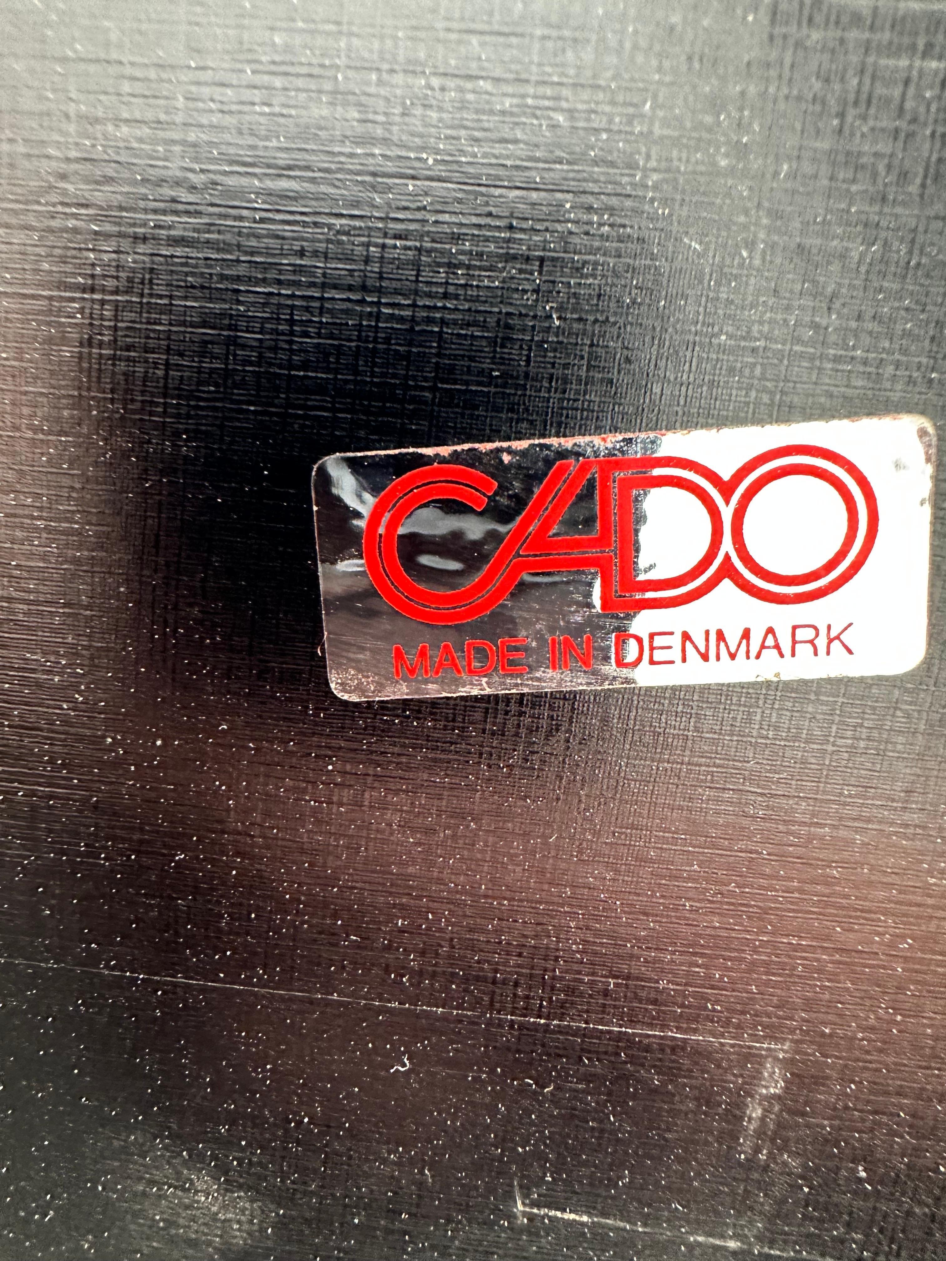 MCM Danish teak cado wall unit For Sale at 1stDibs