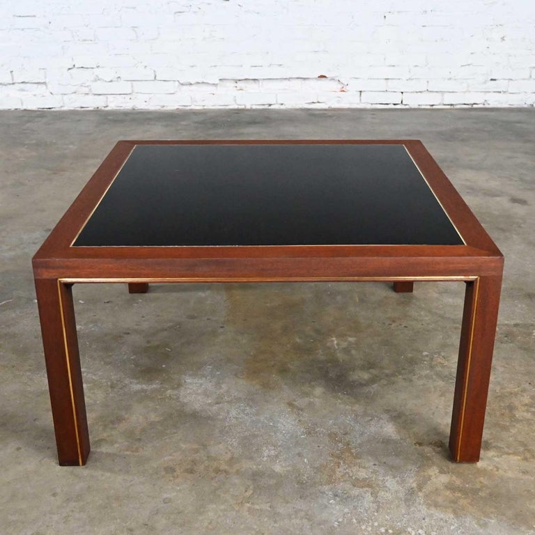 MCM Dunbar Coffee or End Table Square Parsons Style by Edward Wormley ...
