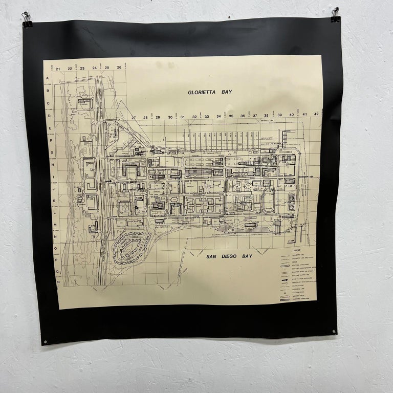 MCM Glorietta Bay San Diego Architectural Drawing Black and White #9 ...