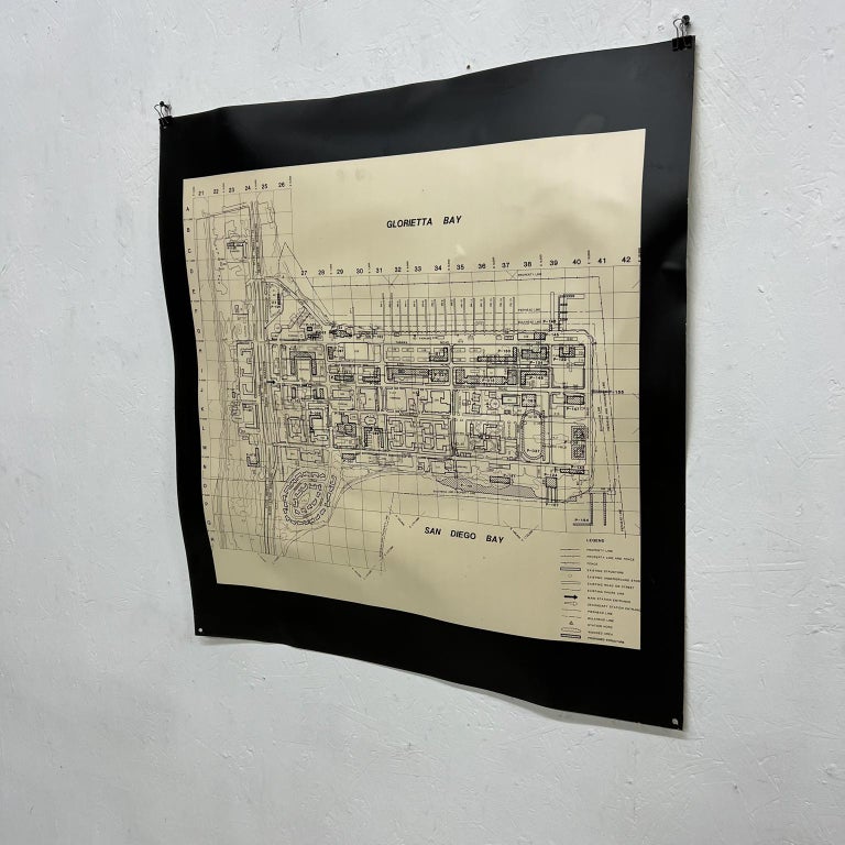 MCM Glorietta Bay San Diego Architectural Drawing Black and White #9 ...