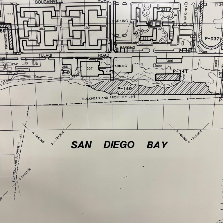 MCM Glorietta Bay San Diego Architectural Drawing Black and White #9 ...
