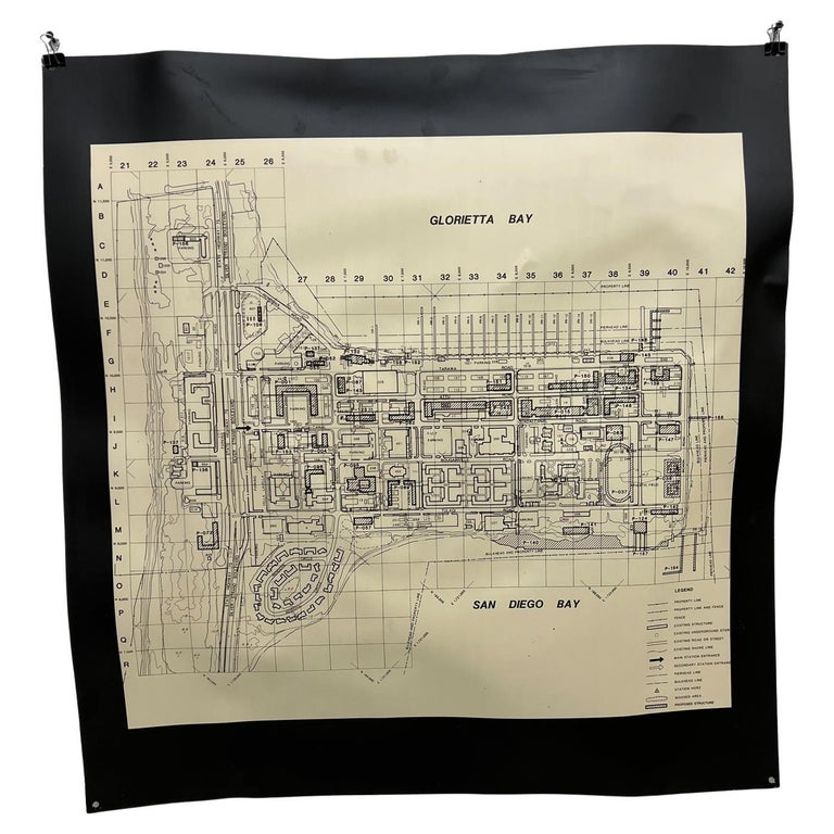 MCM Glorietta Bay San Diego Architectural Drawing Black and White #9 ...