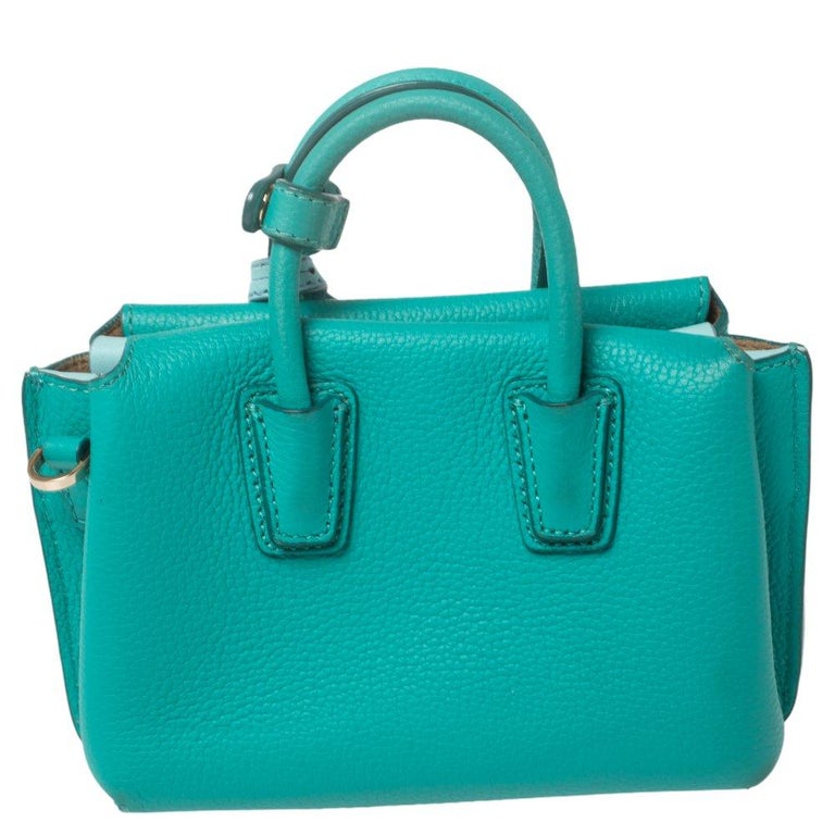 MCM Green Leather X Mini Milla Crossbody Bag at 1stDibs