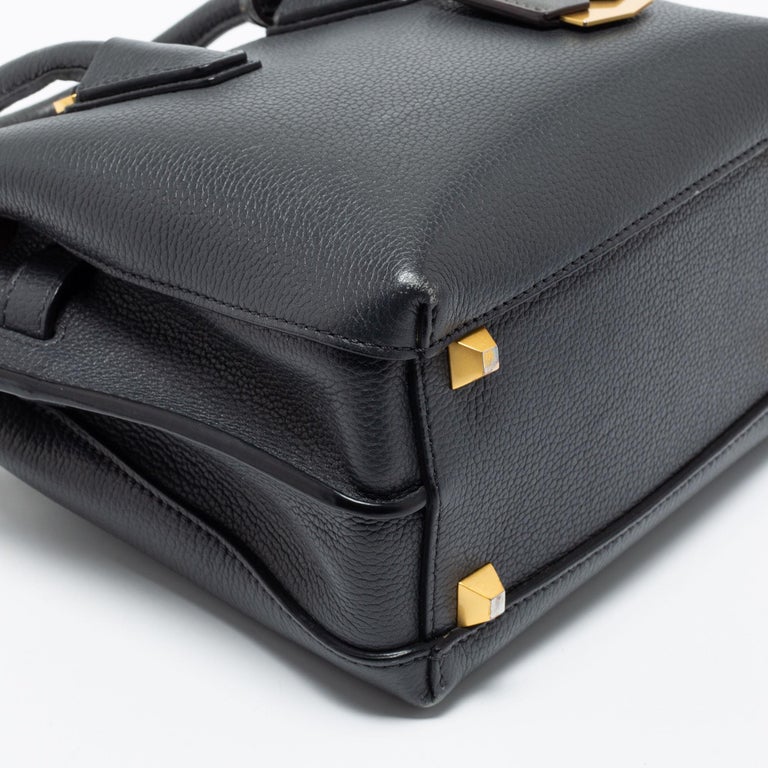 MCM Grey Leather Mini Milla Park Avenue Tote For Sale at 1stDibs