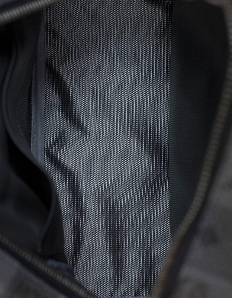 MCM Grey Striped Visetos Monogram Small Stark Backpack Bag For Sale at ...