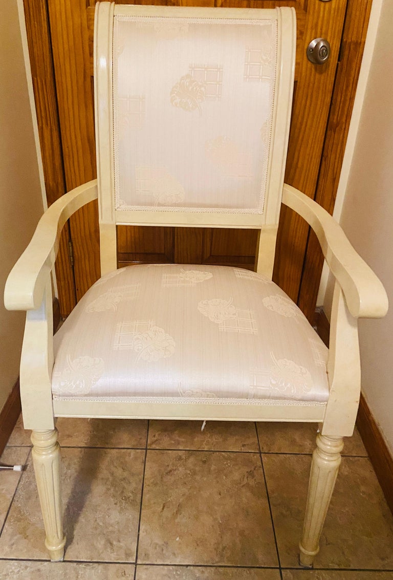 MCM Italian Set of 6 Custom Dining Chairs For Sale at 1stDibs