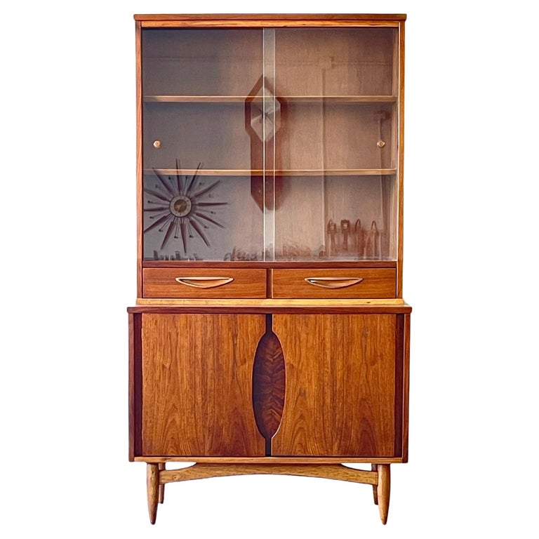 MCM Mid-Century Modern Hutch China Display Cabinet at 1stDibs | mcm ...