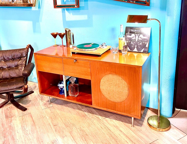 MCM Mid Century Modern Stereo Console George Nelson for Herman Miller ...