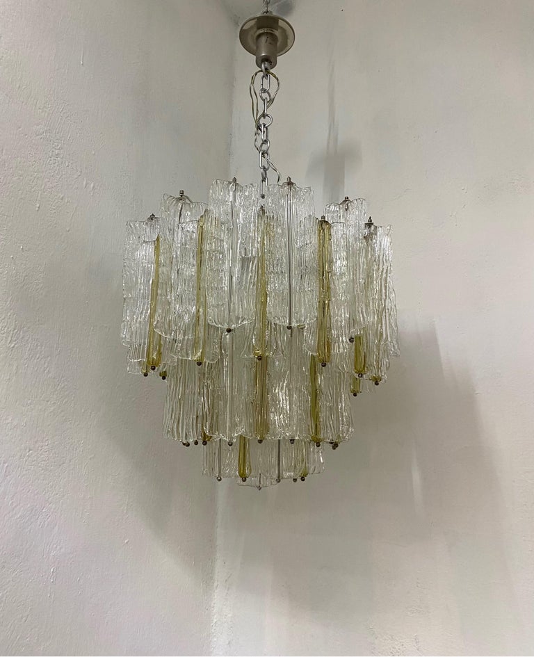 MCM Murano Glass Chandelier by Toni Zuccheri for Venini, Italy, ca ...