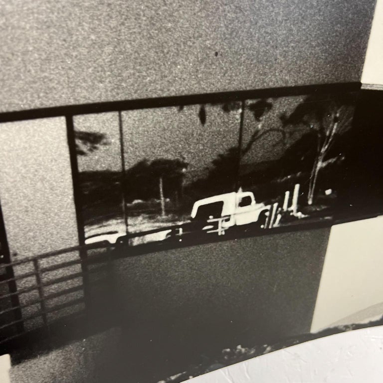 Mcm Old Black and White Photograph Art #4 Modern Building For Sale at ...