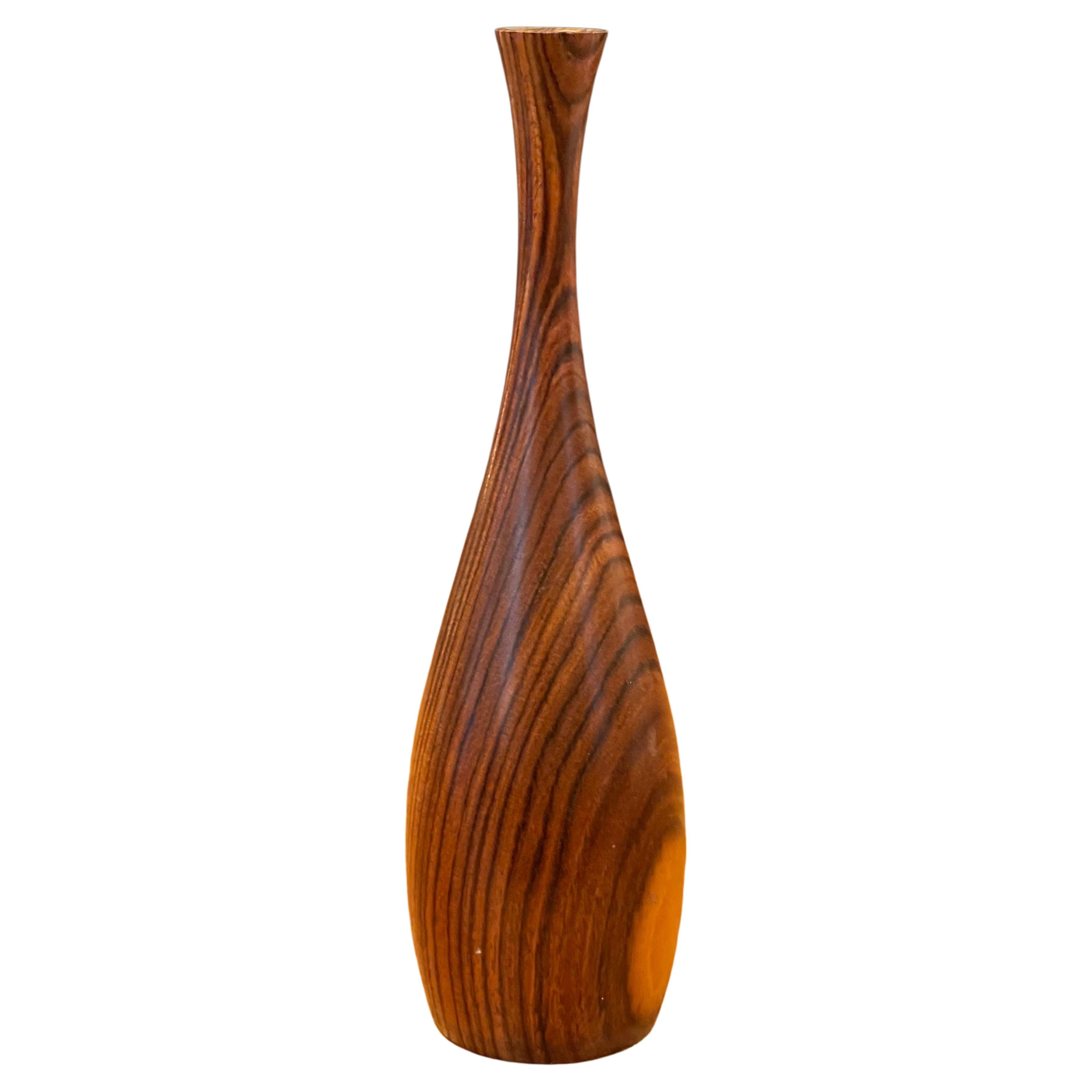 MCM Petite Weed Pot Vase in Rosewood For Sale at 1stDibs