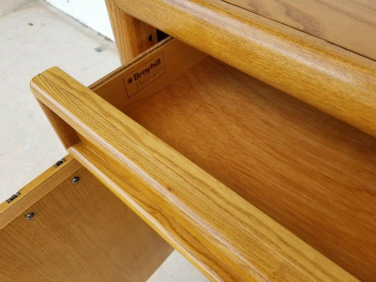 MCM Slide Top Rolling Bar Cart Buffet by Broyhill Premier For Sale at ...
