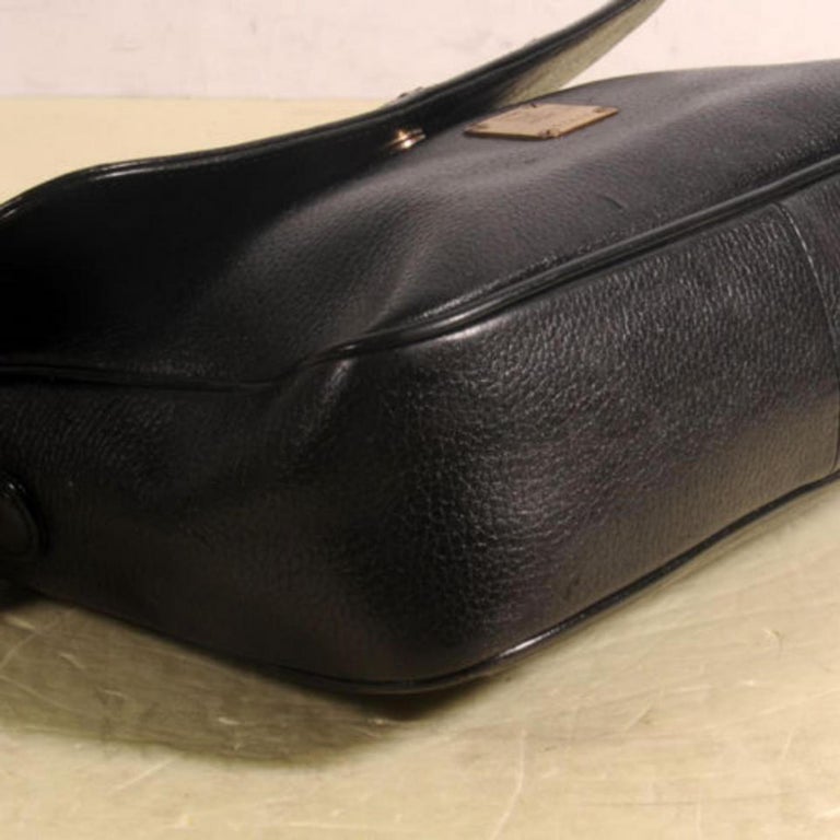 MCM Studded Camera Flap 869445 Black Leather Cross Body Bag For Sale at ...