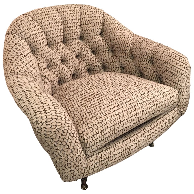 MCM Swivel Lounge Chair For Sale at 1stDibs