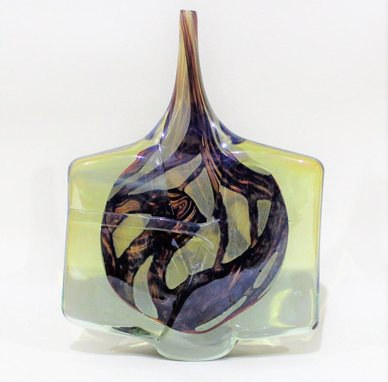 Mdina Art Glass Vase For Sale at 1stDibs