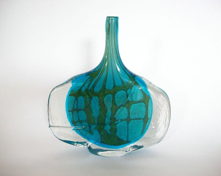 Mdina Glass/MDG, Mid-Century Studio Glass Fish Vase, Unsigned, Malta, C ...