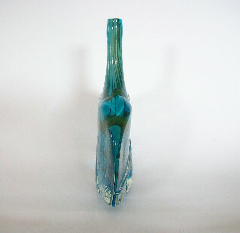 Mdina Glass/MDG, Mid-Century Studio Glass Fish Vase, Unsigned, Malta, C ...