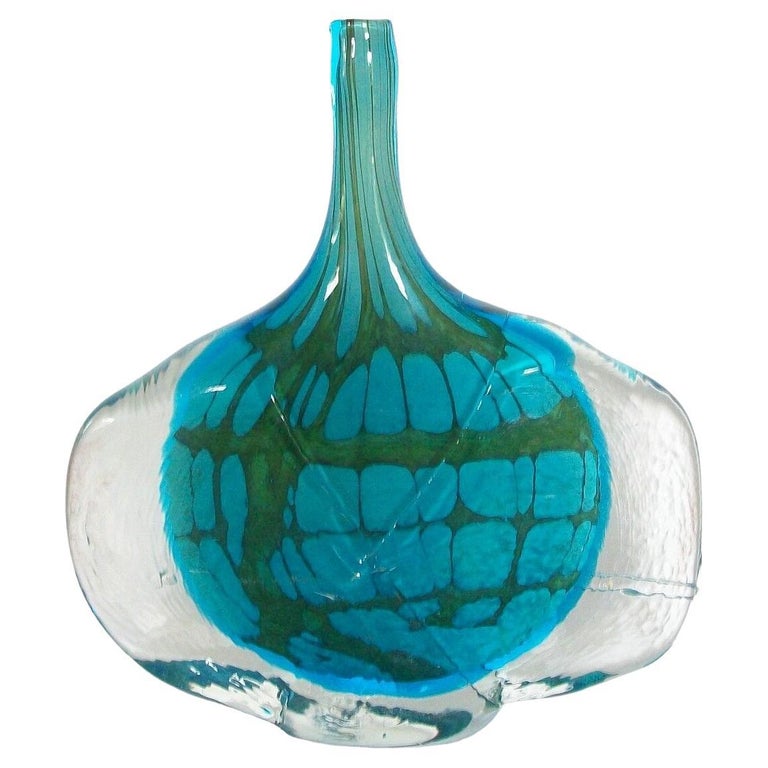 Mdina Glass/MDG, Mid-Century Studio Glass Fish Vase, Unsigned, Malta, C ...