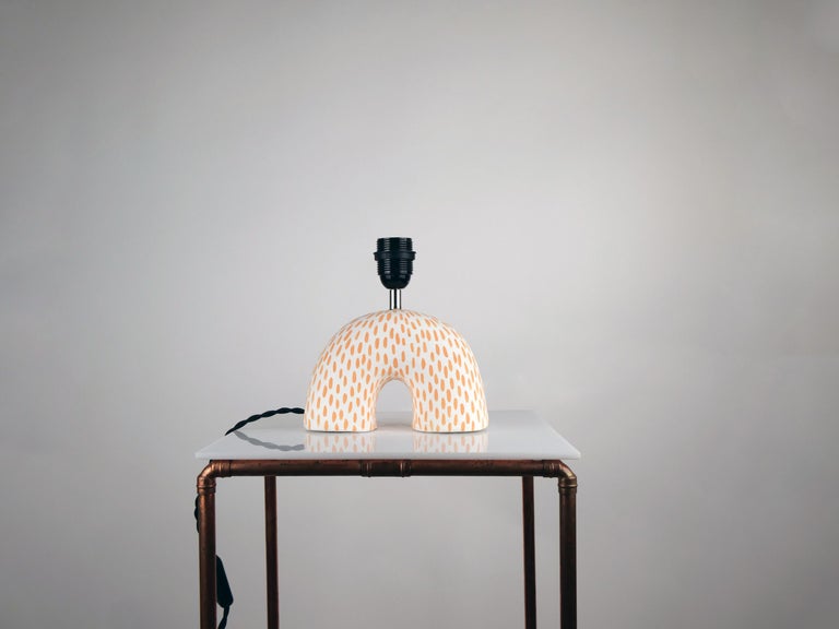'Me' Table Lamp - Tangerine Dash (Matte) For Sale at 1stDibs