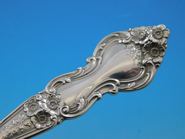 Meadow Rose by Watson/Wallace Sterling Silver Flatware Set Service 52 ...