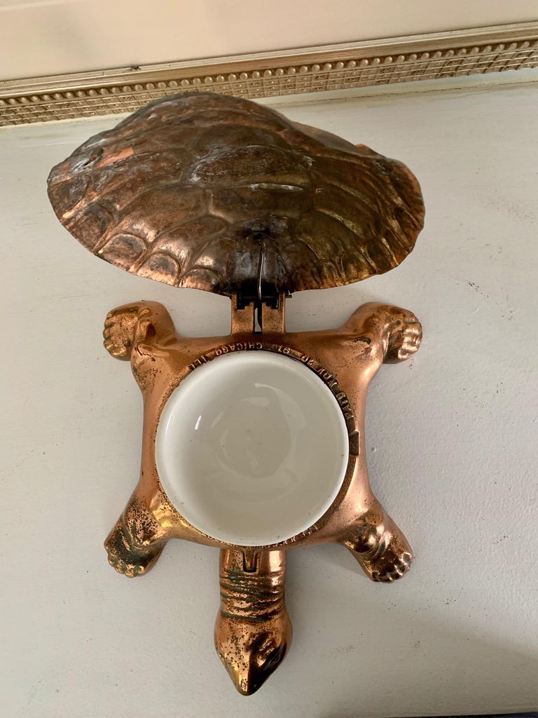 Mechanical Turtle Pet Dish Spittoon at 1stDibs