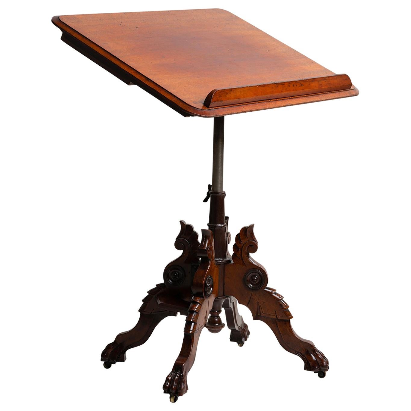 Mechanical Writing Stand by Clowes and Gates at 1stDibs