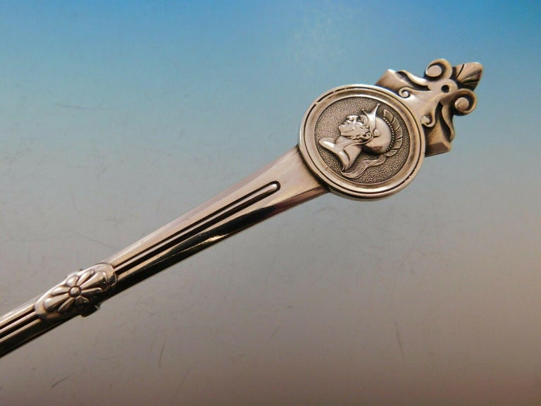 Medallion by Gorham Sterling Silver Fish Serving Set Brite Cut Dated ...