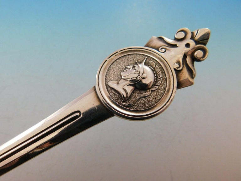 Medallion by Gorham Sterling Silver Fish Serving Set Brite Cut Dated ...