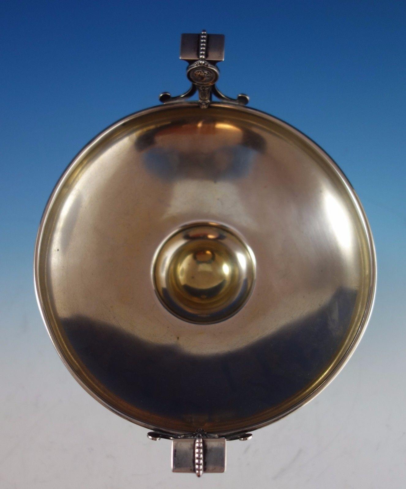 Medallion by Hall Hewson and Brower Coin Silver Compote Centerpiece GW ...
