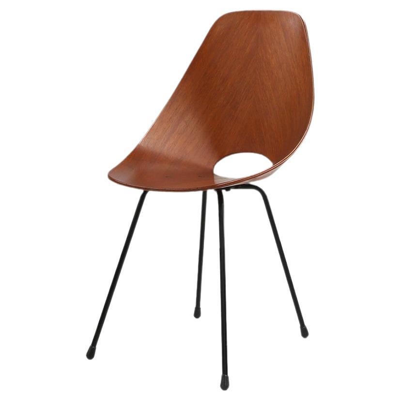 Vittorio Nobili Medea Plywood Side Chair from Italy, 1956 For Sale at ...