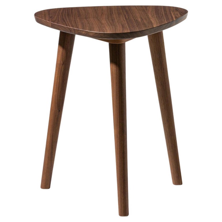 Mediator Walnut Side Table For Sale at 1stDibs