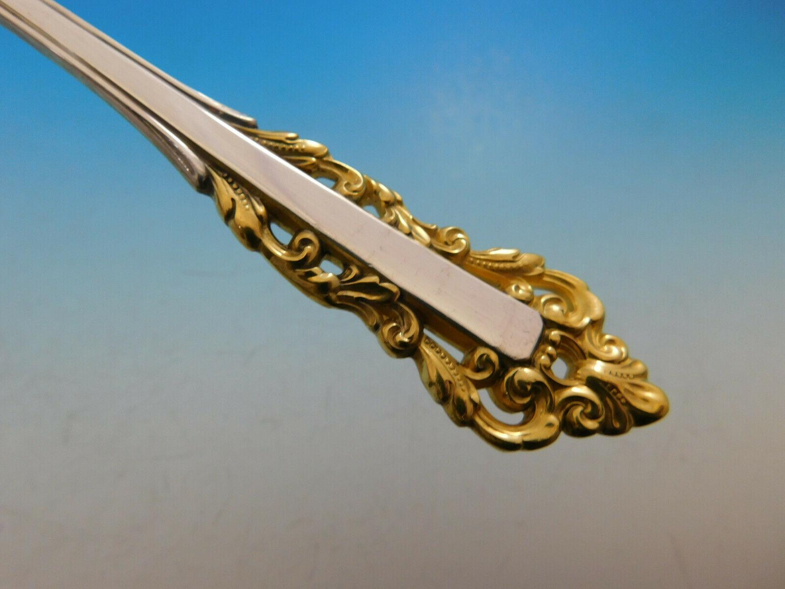 Medici Golden by Gorham Sterling Silver Flatware Set 8 Service 63 ...