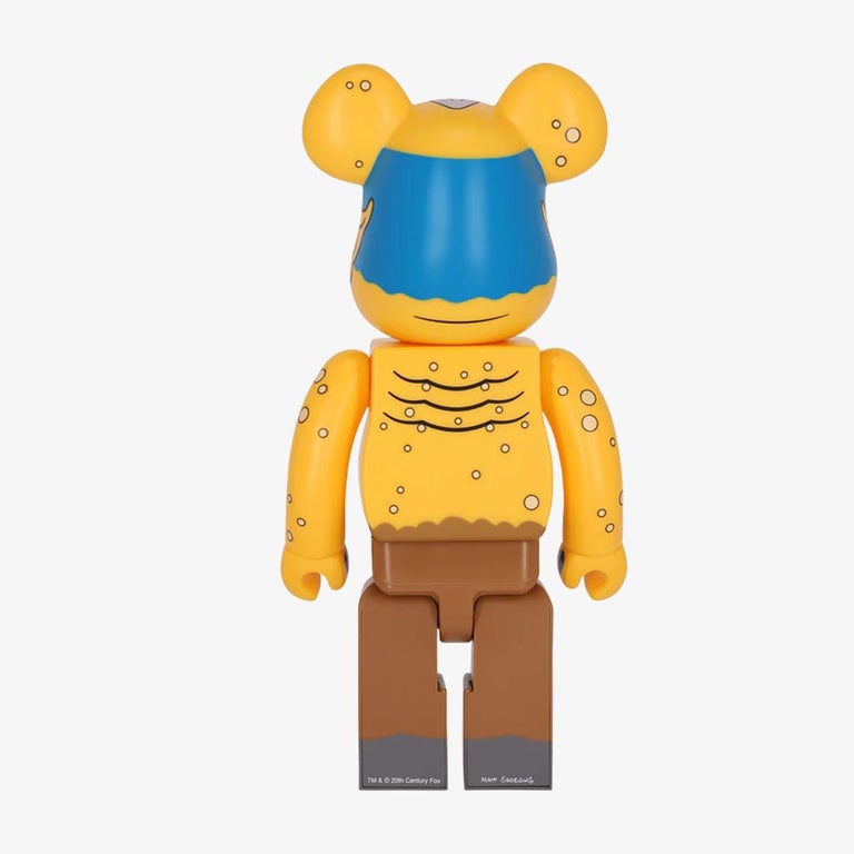 MEDICOM TOY - BEARBRICK 100%/400% Simpsons Cyclops Wiggum 100%/ For ...