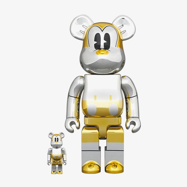 MEDICOM TOY - 100%/400% Bearbrick Future Mickey 2021 For Sale at 1stDibs