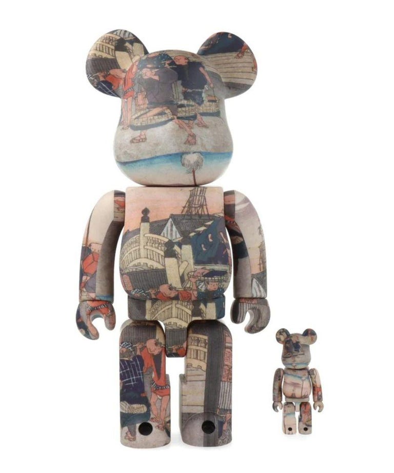 MEDICOM TOY - 100%/400% Bearbrick The 53 Stations Of The Tokaido-Nihonbashi For Sale at 1stDibs
