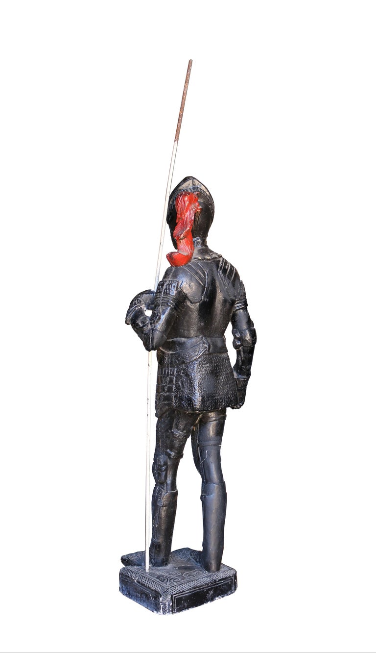 Medieval Knight in Armour Statue For Sale at 1stDibs