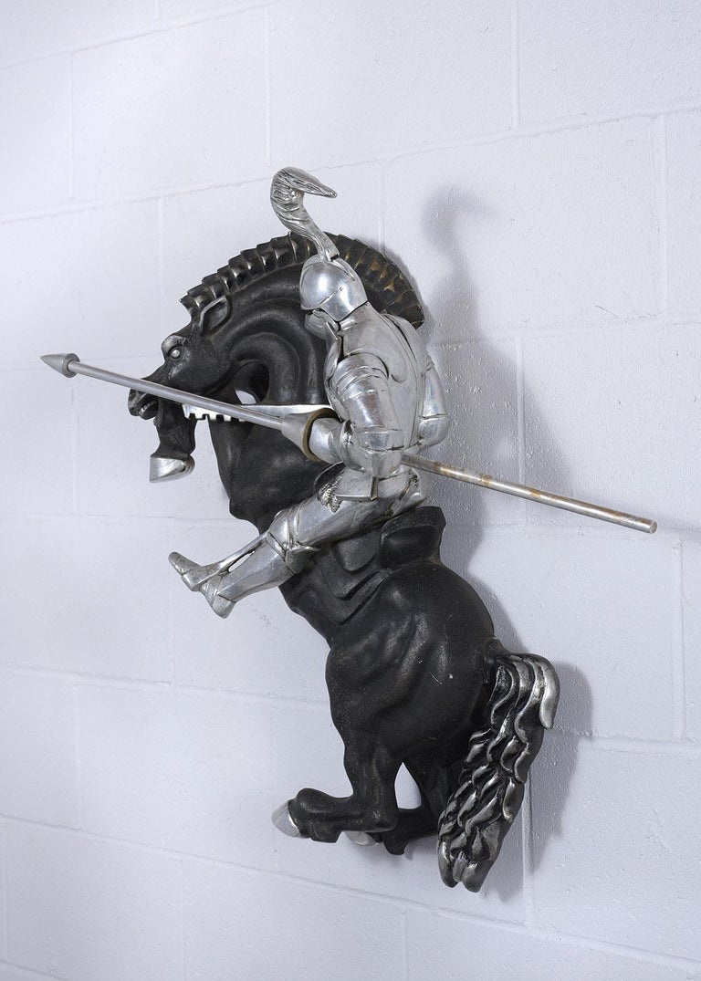 Medieval Knight Rider Sculpture at 1stDibs