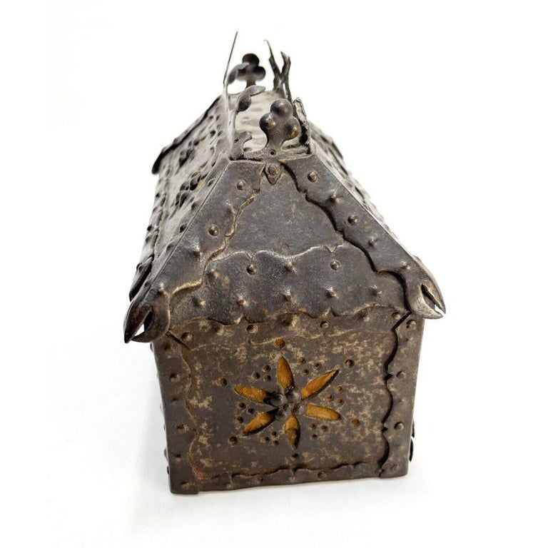 Medieval Patinated Iron-Mounted Oak Casket, 15th Century For Sale at ...