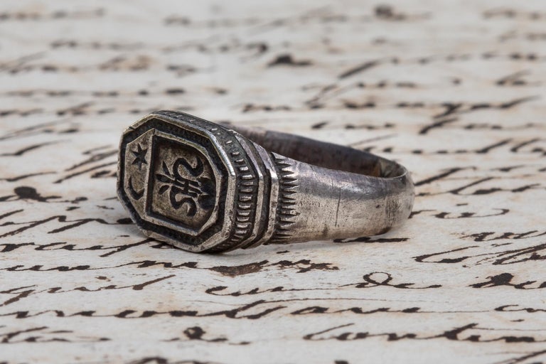 Medieval Silver Heraldic Coat of Arms Intaglio Signet Ring, 14th ...